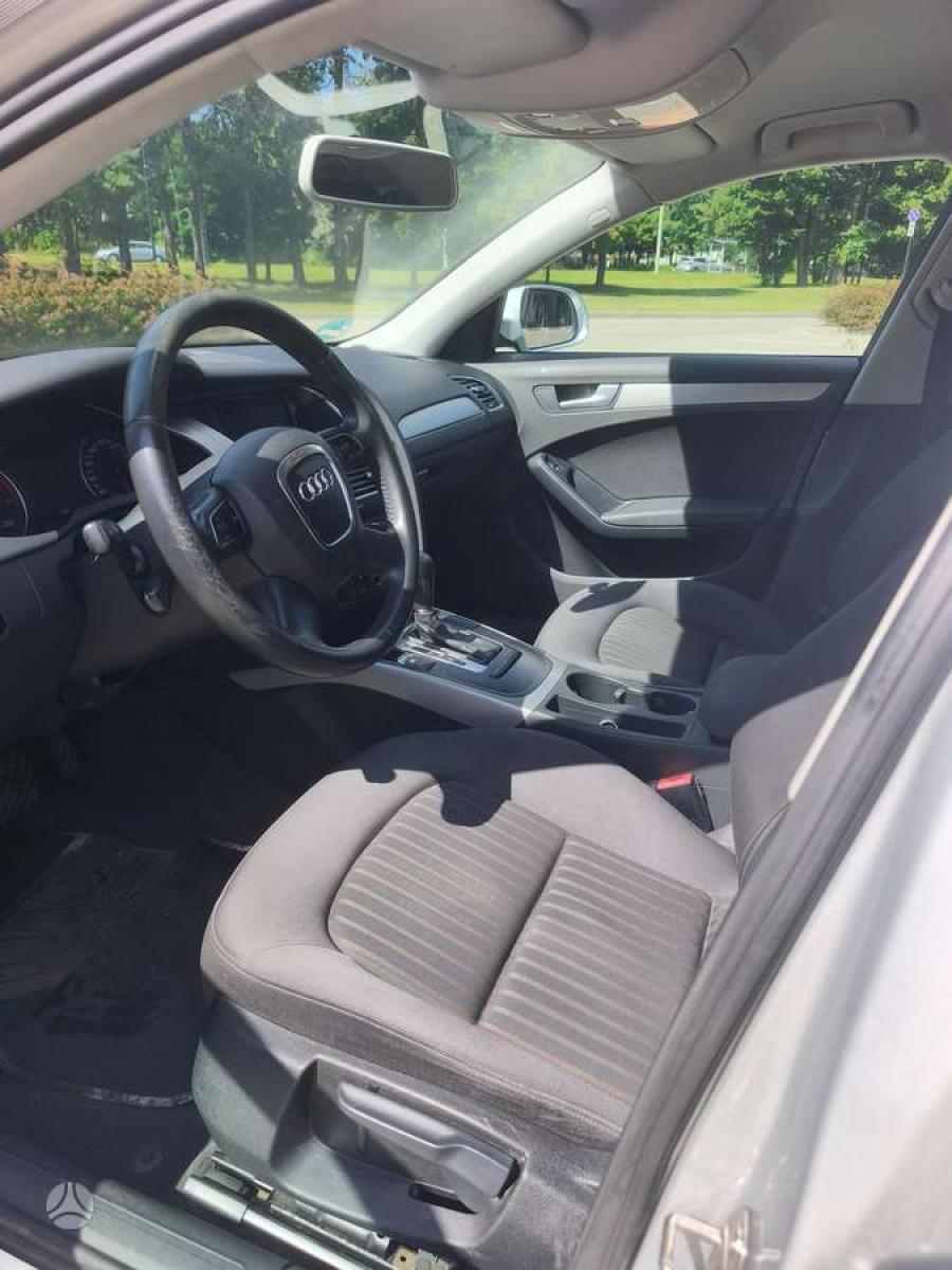 Grey Audi A4 2010 in Vilnius, with an engine capacity of 1.80 L and mileage of 145 thousand km for 4990 €, photo 9 on AUTOMOTO.COM.LV