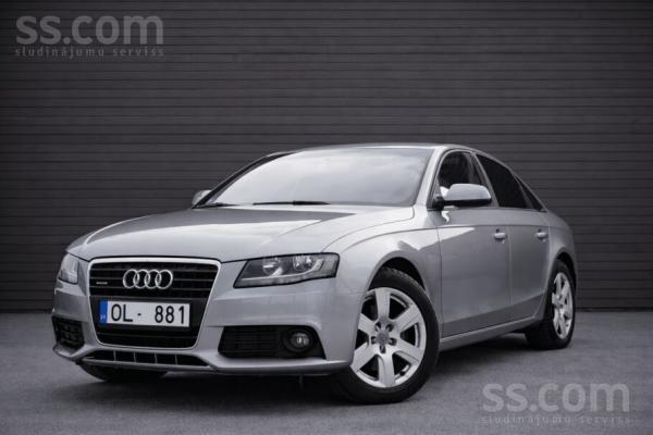 Grey Audi A4 2011 in Riga, with an engine capacity of 3.00 L and mileage of 326 thousand km for 6990 €, photo 1 on AUTOMOTO.COM.LV