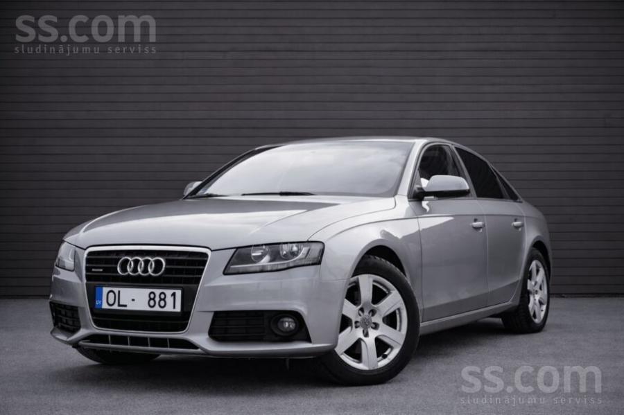 Grey Audi A4 2011 in Riga, with an engine capacity of 3.00 L and mileage of 326 thousand km for 6990 €, photo 1 on AUTOMOTO.COM.LV