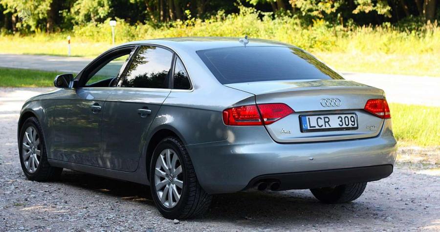 Pelēks Audi A4 2011 Kretinga, ar dzinēja tilpumu 1.98 L un nobraukumu 310 tūkst. km par 4499 €, foto 10 vietnē AUTOMOTO.COM.LV
