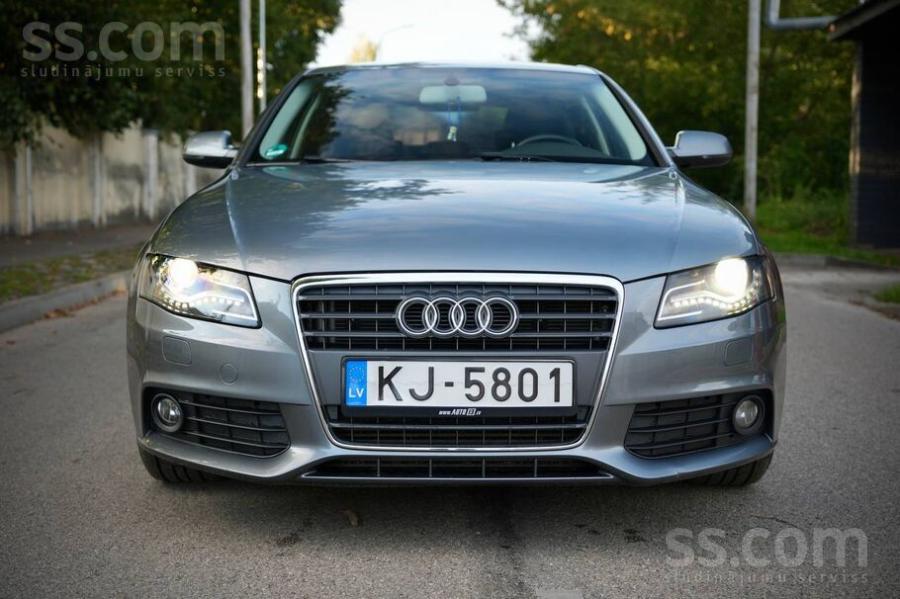 Grey Audi A4 2011 in Daugavpils, with an engine capacity of 1.90 L and mileage of 224 thousand km for 8000 €, photo 1 on AUTOMOTO.COM.LV