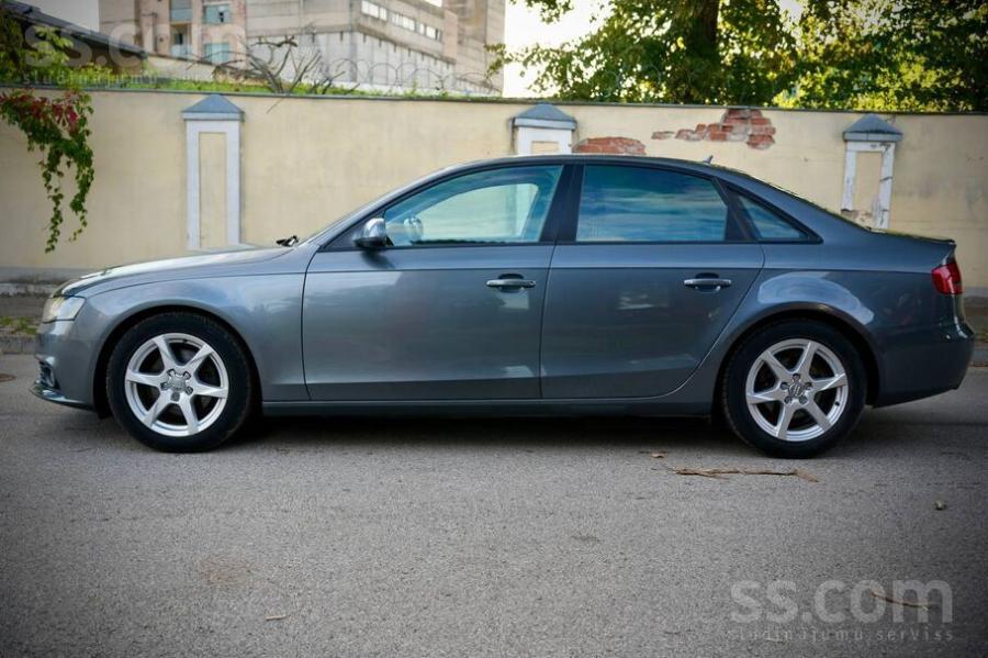 Grey Audi A4 2011 in Daugavpils, with an engine capacity of 1.90 L and mileage of 224 thousand km for 8000 €, photo 5 on AUTOMOTO.COM.LV