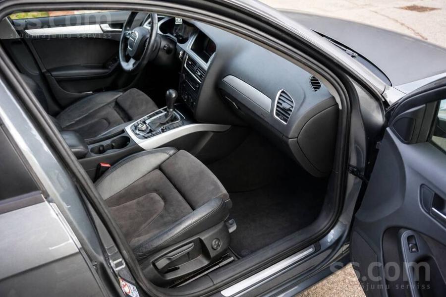 Grey Audi A4 2011 in Daugavpils, with an engine capacity of 1.90 L and mileage of 224 thousand km for 8000 €, photo 19 on AUTOMOTO.COM.LV