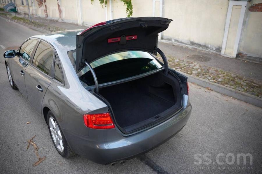 Grey Audi A4 2011 in Daugavpils, with an engine capacity of 1.90 L and mileage of 224 thousand km for 8000 €, photo 20 on AUTOMOTO.COM.LV