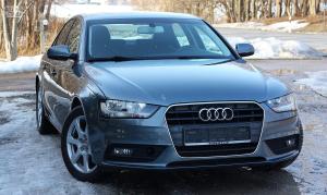 Grey Audi A4 2012 in Petrikaiciai, with an engine capacity of 1.80 L and mileage of 188 thousand km for 7499 €, photo  on AUTOMOTO.COM.LV