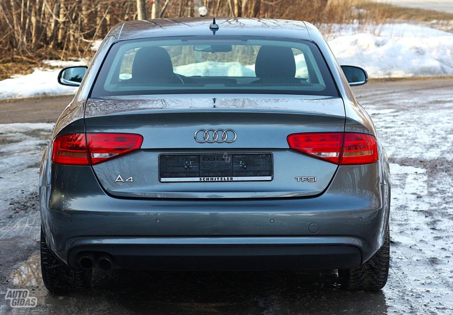 Grey Audi A4 2012 in Petrikaiciai, with an engine capacity of 1.80 L and mileage of 188 thousand km for 7499 €, photo 11 on AUTOMOTO.COM.LV