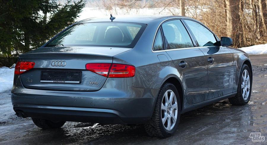 Grey Audi A4 2012 in Petrikaiciai, with an engine capacity of 1.80 L and mileage of 188 thousand km for 7499 €, photo 14 on AUTOMOTO.COM.LV