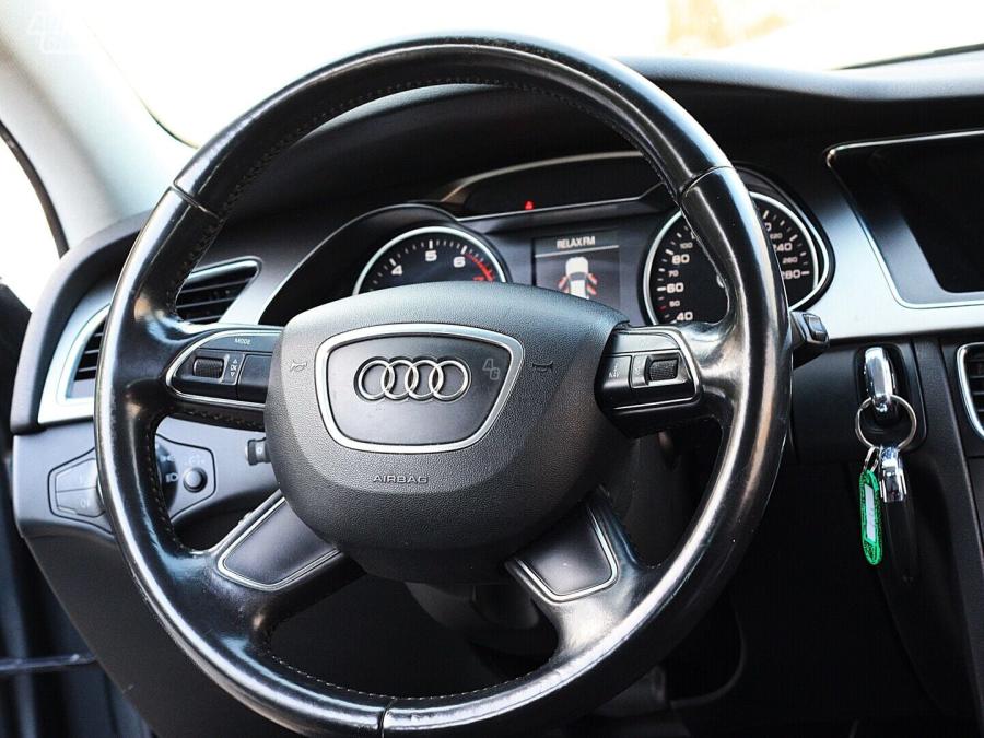 Grey Audi A4 2012 in Petrikaiciai, with an engine capacity of 1.80 L and mileage of 188 thousand km for 7499 €, photo 18 on AUTOMOTO.COM.LV