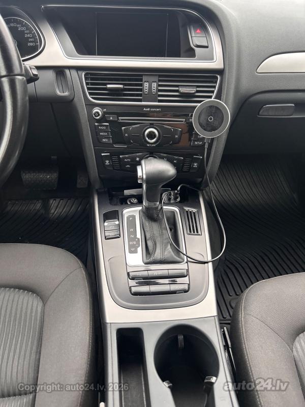 Grey Audi A4 2012 in Tartu, with an engine capacity of 2.00 L and mileage of 223 thousand km for 8300 €, photo 8 on AUTOMOTO.COM.LV