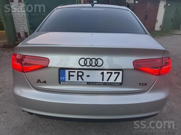 Pelēks Audi A4 2012 Rēzekne, ar dzinēja tilpumu 2.00 L un nobraukumu 256 tūkst. km par 8400 €, foto 4 vietnē AUTOMOTO.COM.LV