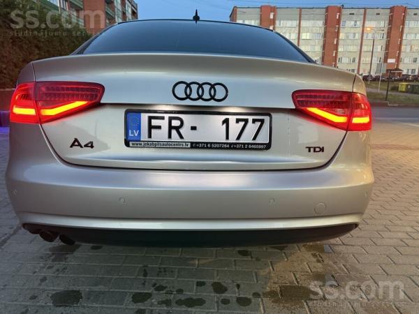 Grey Audi A4 2012 in Valmiera, with an engine capacity of 2.00 L and mileage of 256 thousand km for 8200 €, photo 4 on AUTOMOTO.COM.LV