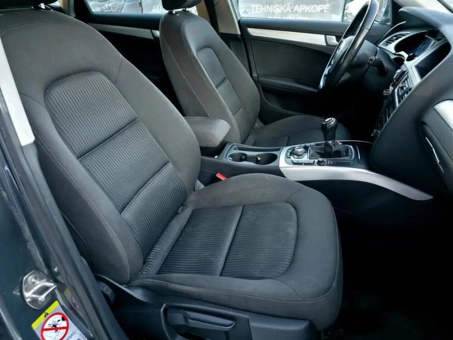 Grey Audi A4 2012 in Riga, with an engine capacity of 2.00 L and mileage of 240 thousand km for 4990 €, photo 18 on AUTOMOTO.COM.LV