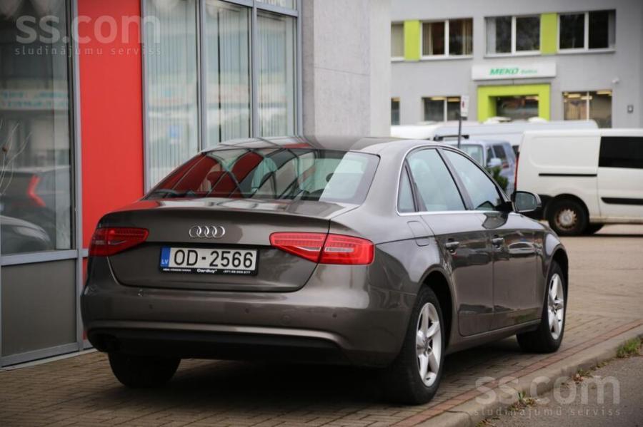 Grey Audi A4 2012 in Riga, with an engine capacity of 2.00 L and mileage of 285 thousand km for 6495 €, photo 7 on AUTOMOTO.COM.LV