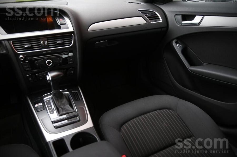 Grey Audi A4 2012 in Riga, with an engine capacity of 2.00 L and mileage of 285 thousand km for 6495 €, photo 10 on AUTOMOTO.COM.LV