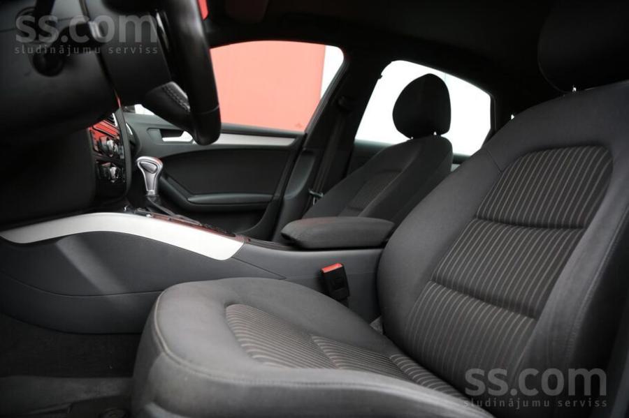Grey Audi A4 2012 in Riga, with an engine capacity of 2.00 L and mileage of 285 thousand km for 6495 €, photo 13 on AUTOMOTO.COM.LV
