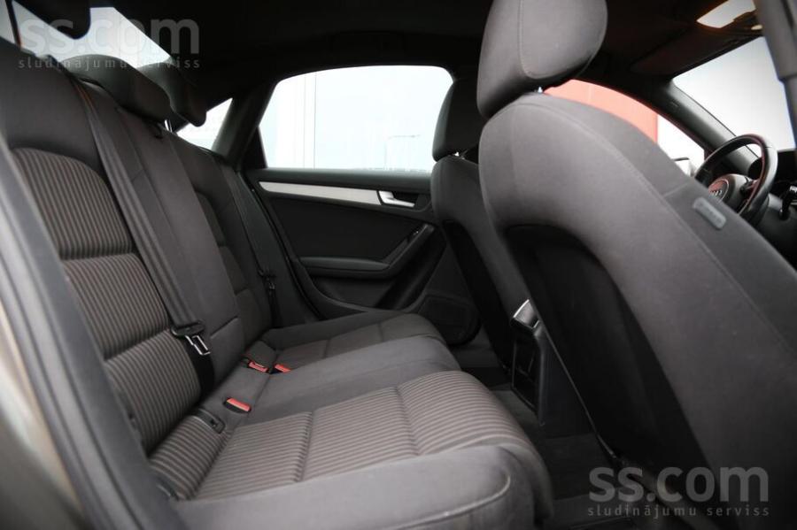 Grey Audi A4 2012 in Riga, with an engine capacity of 2.00 L and mileage of 285 thousand km for 6495 €, photo 16 on AUTOMOTO.COM.LV