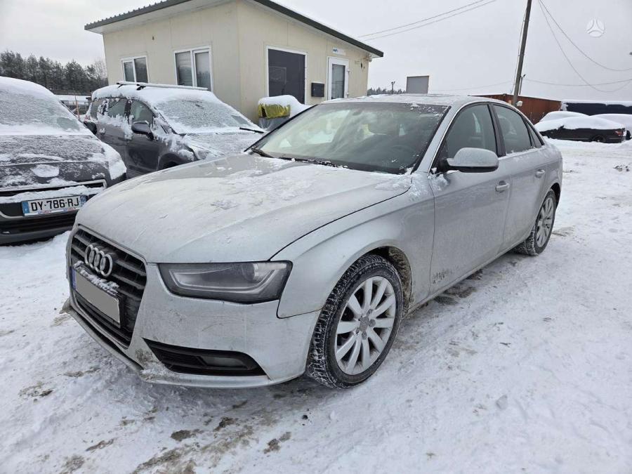 Grey Audi A4 2013 in Vilnius, with an engine capacity of 1.98 L and mileage of 168 thousand km for 6700 €, photo 1 on AUTOMOTO.COM.LV