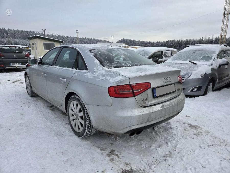 Grey Audi A4 2013 in Vilnius, with an engine capacity of 1.98 L and mileage of 168 thousand km for 6700 €, photo 6 on AUTOMOTO.COM.LV