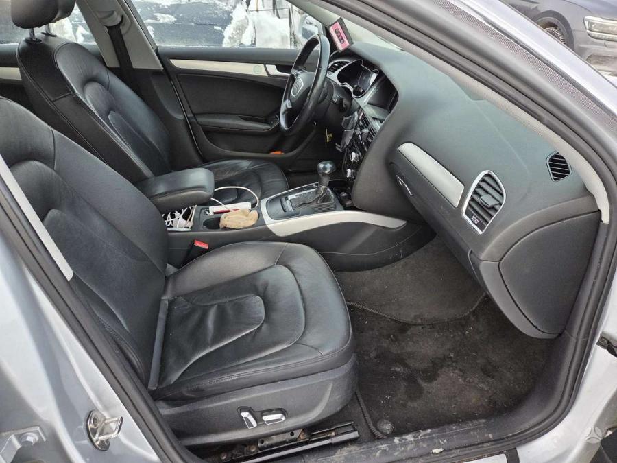 Grey Audi A4 2013 in Vilnius, with an engine capacity of 1.98 L and mileage of 168 thousand km for 6700 €, photo 9 on AUTOMOTO.COM.LV
