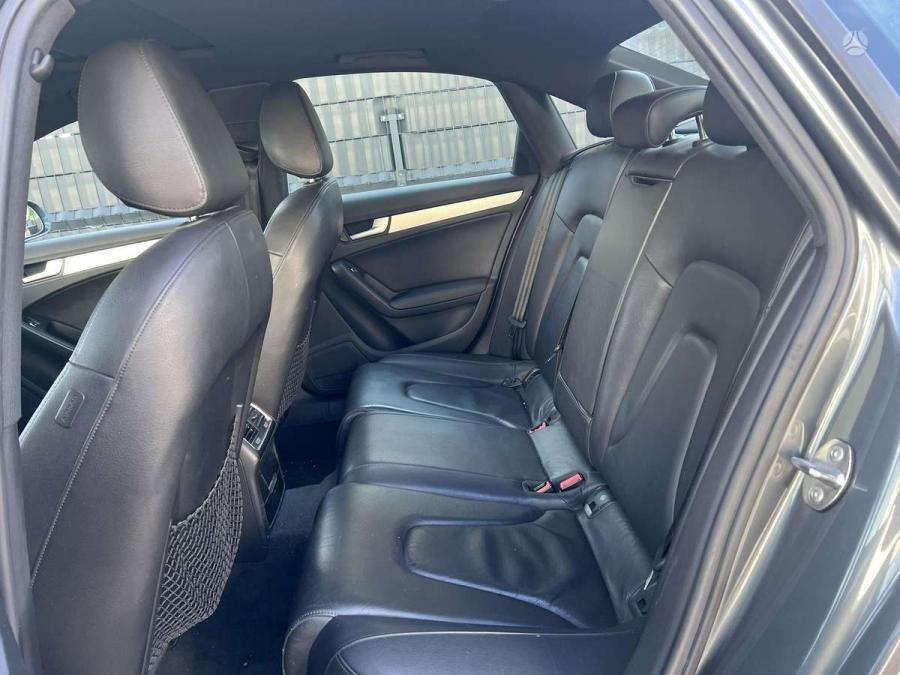 Grey Audi A4 2013 in Vilnius, with an engine capacity of 1.98 L and mileage of 205 thousand km for 6500 €, photo 5 on AUTOMOTO.COM.LV