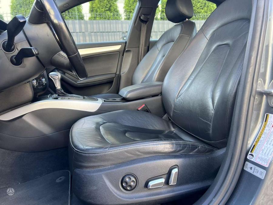 Grey Audi A4 2013 in Vilnius, with an engine capacity of 1.98 L and mileage of 205 thousand km for 6500 €, photo 9 on AUTOMOTO.COM.LV
