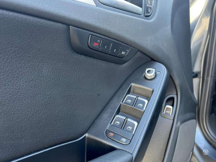 Grey Audi A4 2013 in Vilnius, with an engine capacity of 1.98 L and mileage of 205 thousand km for 6500 €, photo 15 on AUTOMOTO.COM.LV