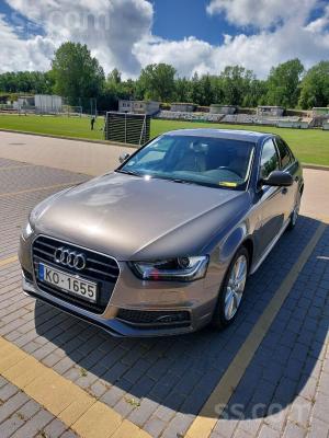 Grey Audi A4 2014 in Liepaja, with an engine capacity of 2.00 L and mileage of 159 thousand km for 10500 €, photo  on AUTOMOTO.COM.LV
