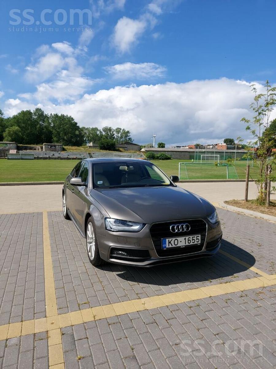 Grey Audi A4 2014 in Liepaja, with an engine capacity of 2.00 L and mileage of 159 thousand km for 10500 €, photo 4 on AUTOMOTO.COM.LV