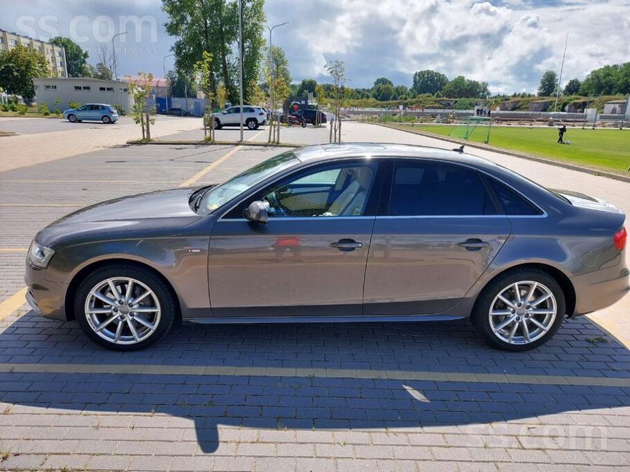Grey Audi A4 2014 in Liepaja, with an engine capacity of 2.00 L and mileage of 159 thousand km for 10500 €, photo 5 on AUTOMOTO.COM.LV