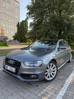 Pelēks Audi A4 2014 Rīga, ar dzinēja tilpumu 2.00 L un nobraukumu 215 tūkst. km par 10000 €, foto  vietnē AUTOMOTO.COM.LV
