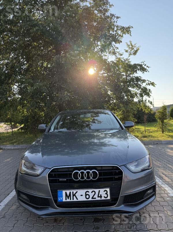 Grey Audi A4 2014 in Riga, with an engine capacity of 2.00 L and mileage of 215 thousand km for 10000 €, photo 3 on AUTOMOTO.COM.LV