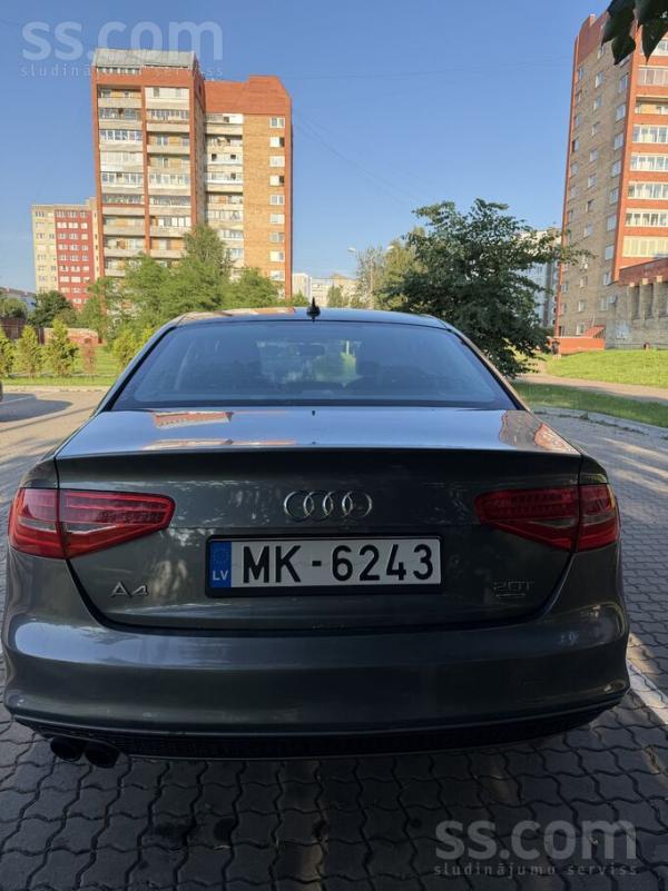 Grey Audi A4 2014 in Riga, with an engine capacity of 2.00 L and mileage of 215 thousand km for 10000 €, photo 5 on AUTOMOTO.COM.LV