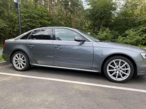 Grey Audi A4 2014 in Vilnius, with an engine capacity of 1.98 L and mileage of 161 thousand km for 9300 €, photo 6 on AUTOMOTO.COM.LV