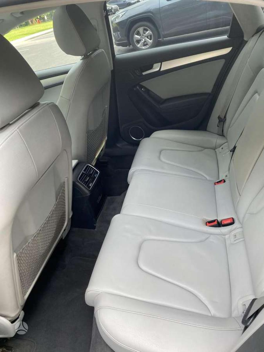 Grey Audi A4 2014 in Vilnius, with an engine capacity of 1.98 L and mileage of 161 thousand km for 9300 €, photo 12 on AUTOMOTO.COM.LV