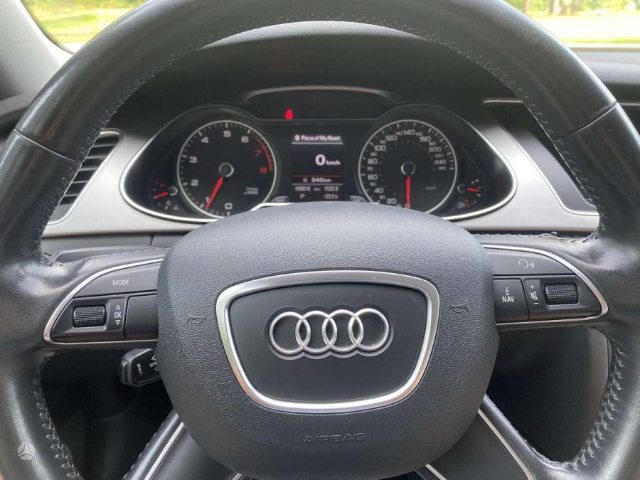 Grey Audi A4 2014 in Vilnius, with an engine capacity of 1.98 L and mileage of 161 thousand km for 9300 €, photo 24 on AUTOMOTO.COM.LV
