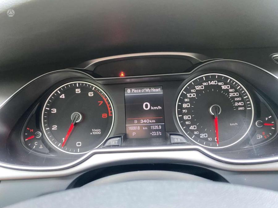 Grey Audi A4 2014 in Vilnius, with an engine capacity of 1.98 L and mileage of 161 thousand km for 9300 €, photo 27 on AUTOMOTO.COM.LV