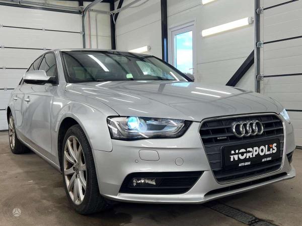 Pelēks Audi A4 2014 Viļņa, ar dzinēja tilpumu 1.97 L un nobraukumu 170 tūkst. km par 9257 €, foto 3 vietnē AUTOMOTO.COM.LV