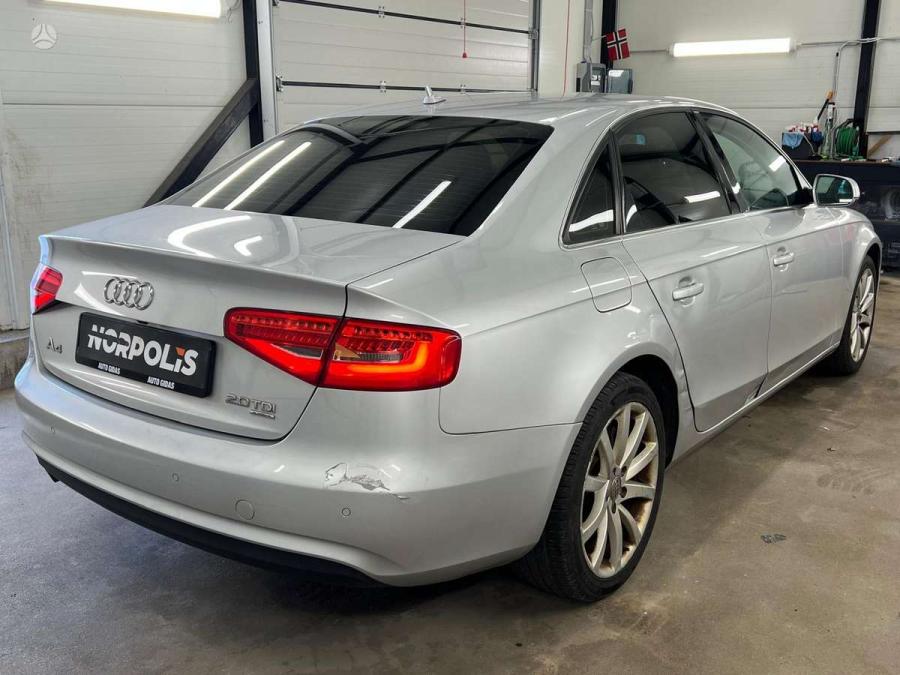 Pelēks Audi A4 2014 Viļņa, ar dzinēja tilpumu 1.97 L un nobraukumu 170 tūkst. km par 9257 €, foto 8 vietnē AUTOMOTO.COM.LV