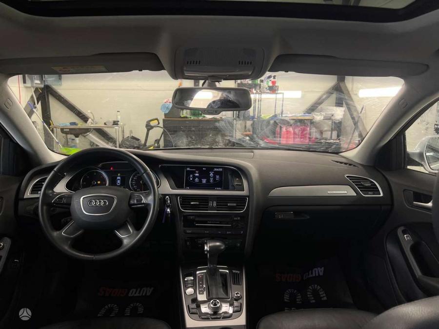 Pelēks Audi A4 2014 Viļņa, ar dzinēja tilpumu 1.97 L un nobraukumu 170 tūkst. km par 9257 €, foto 25 vietnē AUTOMOTO.COM.LV