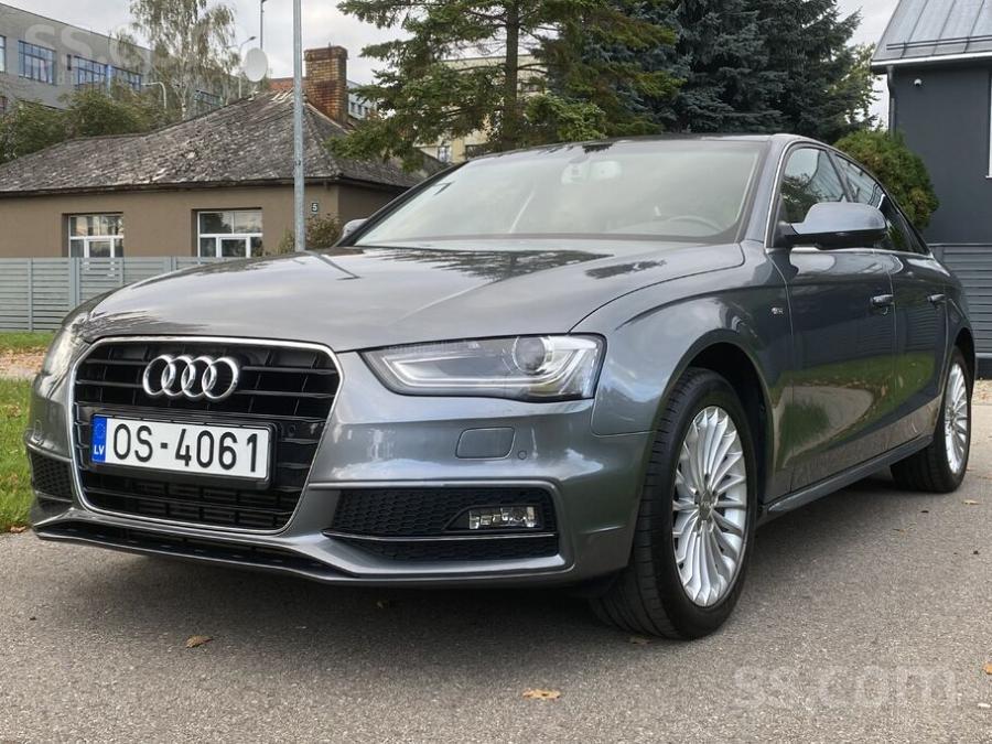 Grey Audi A4 2014 in Riga, with an engine capacity of 1.80 L and mileage of 151 thousand km for 9200 €, photo 1 on AUTOMOTO.COM.LV