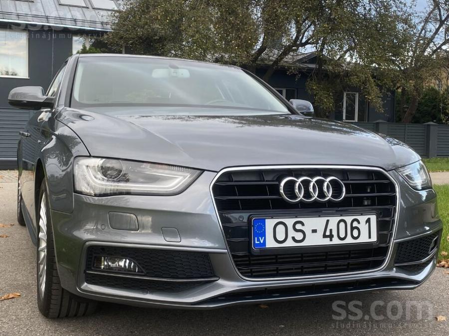 Grey Audi A4 2014 in Riga, with an engine capacity of 1.80 L and mileage of 151 thousand km for 9200 €, photo 3 on AUTOMOTO.COM.LV