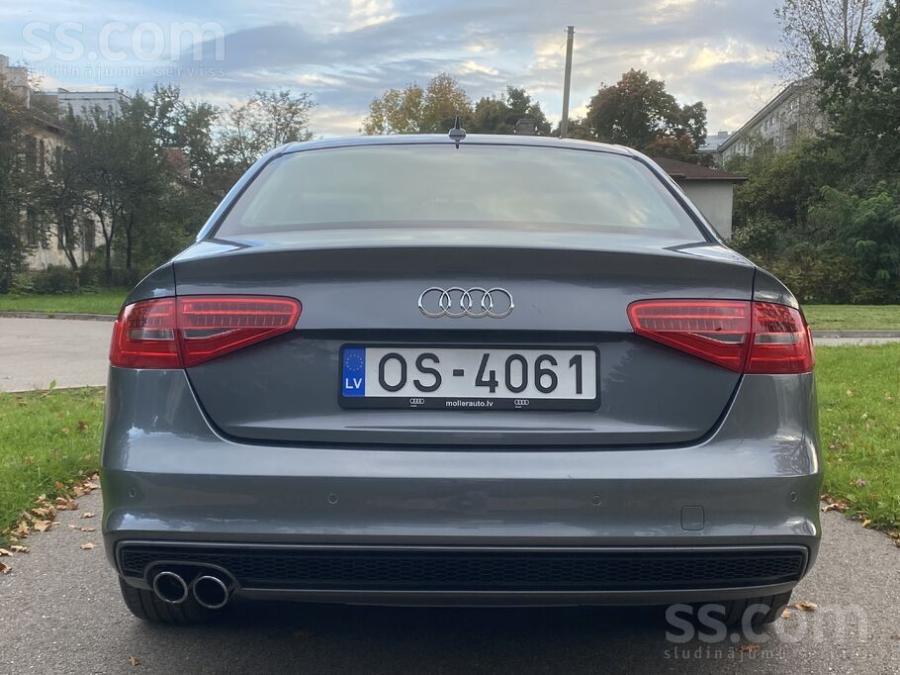 Grey Audi A4 2014 in Riga, with an engine capacity of 1.80 L and mileage of 151 thousand km for 9200 €, photo 7 on AUTOMOTO.COM.LV