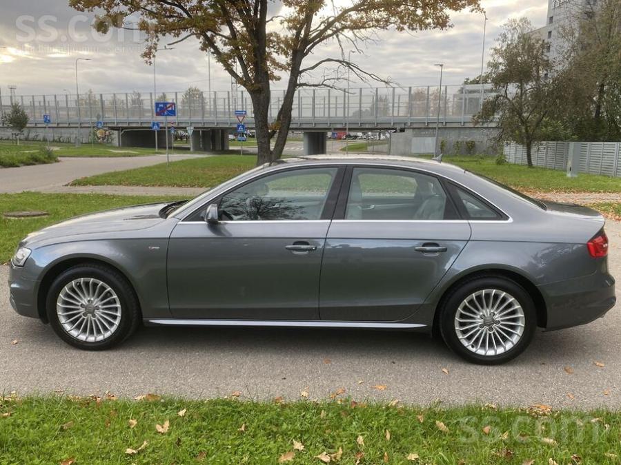 Grey Audi A4 2014 in Riga, with an engine capacity of 1.80 L and mileage of 151 thousand km for 9200 €, photo 9 on AUTOMOTO.COM.LV