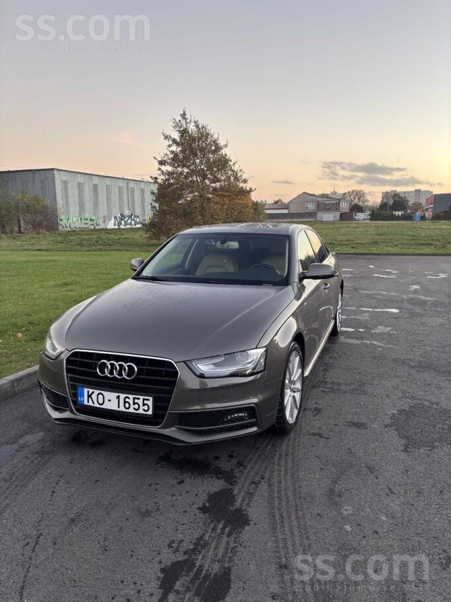 Grey Audi A4 2014 in Liepaja, with an engine capacity of 2.00 L and mileage of 162 thousand km for 10500 €, photo 3 on AUTOMOTO.COM.LV