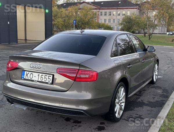Pelēks Audi A4 2014 Liepāja, ar dzinēja tilpumu 2.00 L un nobraukumu 162 tūkst. km par 10500 €, foto 4 vietnē AUTOMOTO.COM.LV