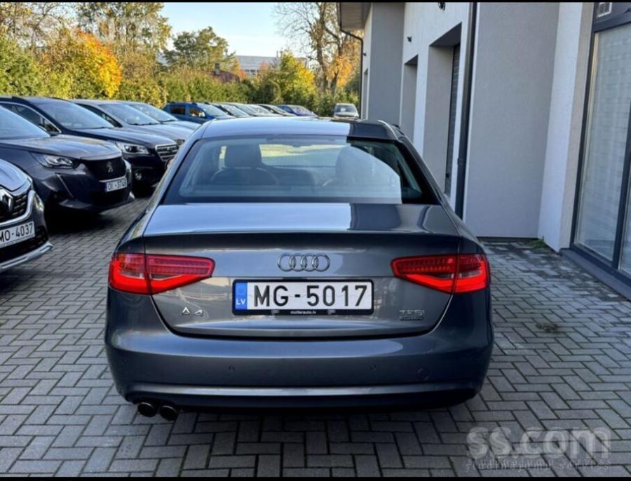 Grey Audi A4 2015 in Riga, with an engine capacity of 1.80 L and mileage of 207 thousand km for 12500 €, photo 6 on AUTOMOTO.COM.LV
