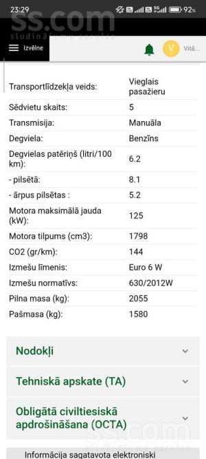 Grey Audi A4 2015 in Riga, with an engine capacity of 1.80 L and mileage of 207 thousand km for 12500 €, photo 20 on AUTOMOTO.COM.LV