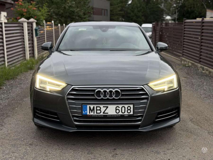 Pelēks Audi A4 2015 Viļņa, ar dzinēja tilpumu 1.97 L un nobraukumu 300 tūkst. km par 9200 €, foto 3 vietnē AUTOMOTO.COM.LV