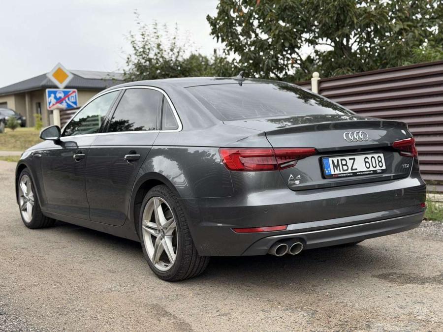 Pelēks Audi A4 2015 Viļņa, ar dzinēja tilpumu 1.97 L un nobraukumu 300 tūkst. km par 9200 €, foto 7 vietnē AUTOMOTO.COM.LV