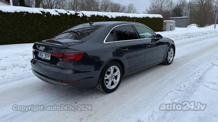 Grey Audi A4 2016 in Tallinn, with an engine capacity of 2.00 L and mileage of 82 thousand km for 14990 €, photo 4 on AUTOMOTO.COM.LV